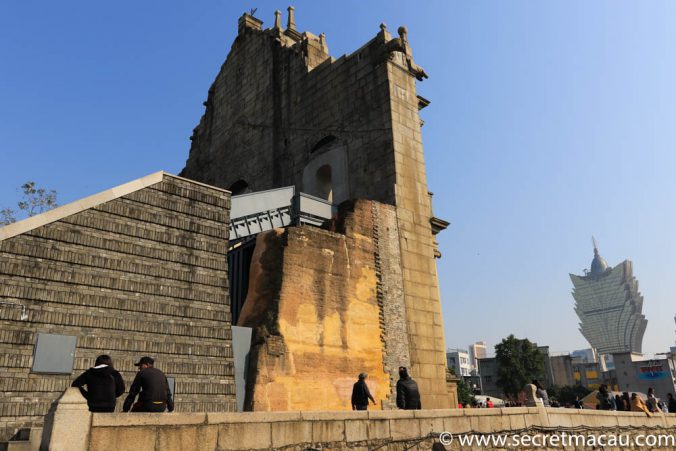 Section of the Old City Walls - Secret Macau